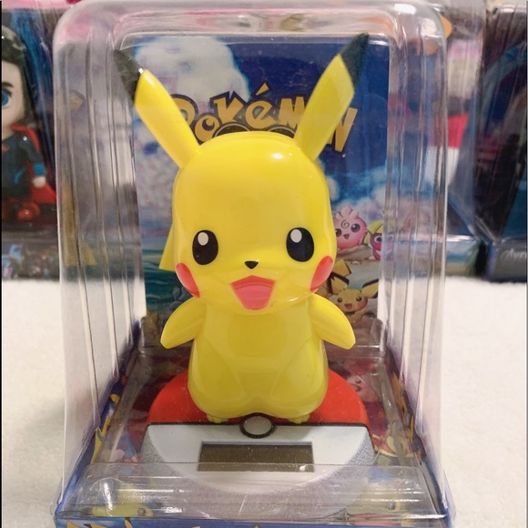Other | Pikachu Solarpowered Abs Swinging Animated Toy | Poshmark
